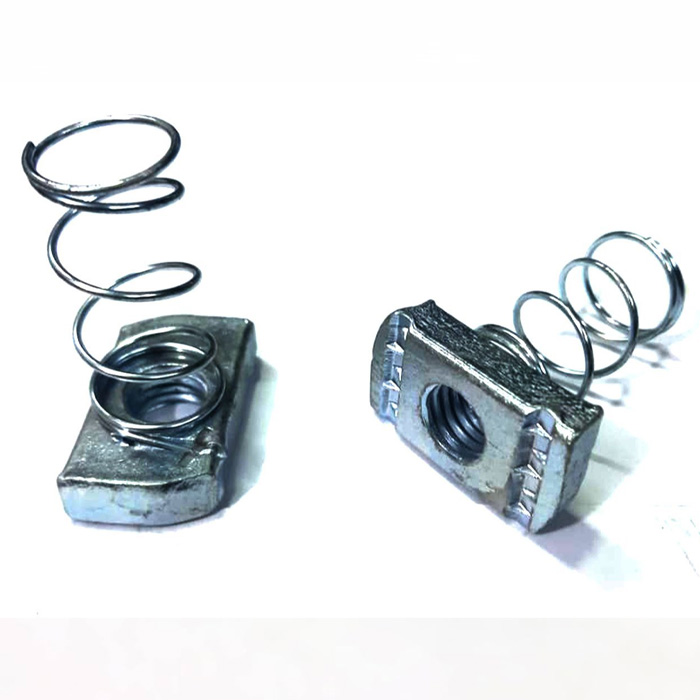 Channel Nut With Long Spring – Nut Bolts & Graded Fasteners