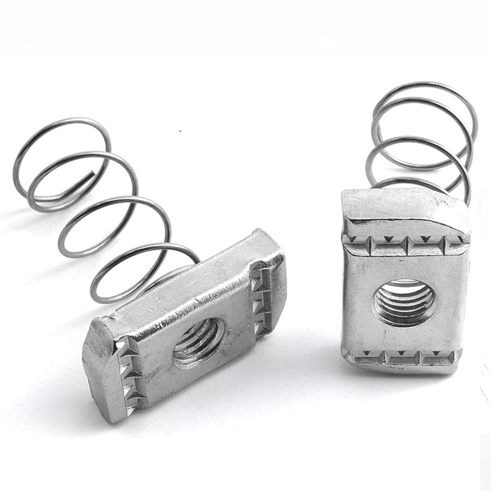 Channel Nut With Long Spring – Nut Bolts & Graded Fasteners